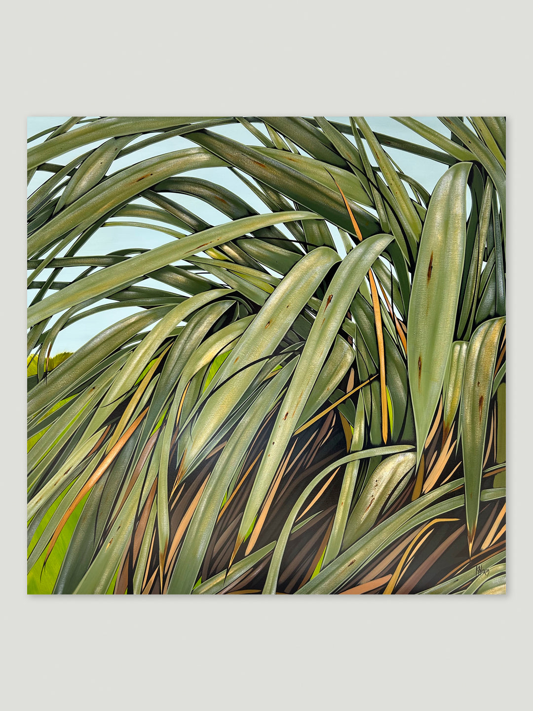 Harakeke II | Original Painting– Kirsty Nixon Art