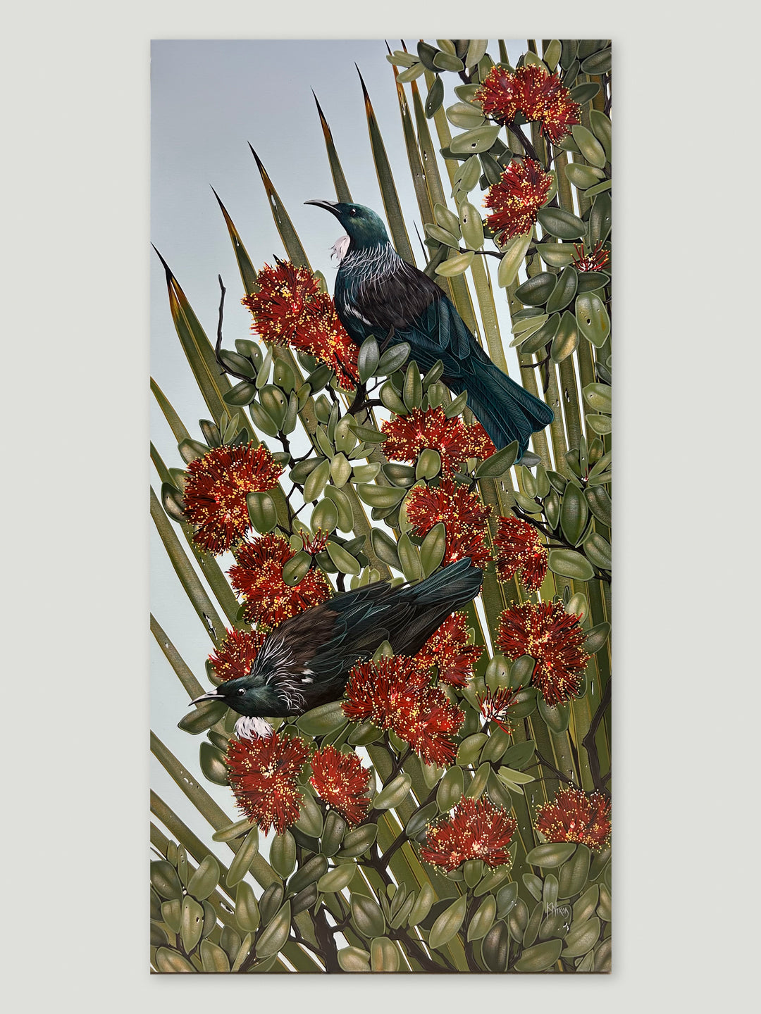 Two Calling Birds | Original Painting– Kirsty Nixon Art